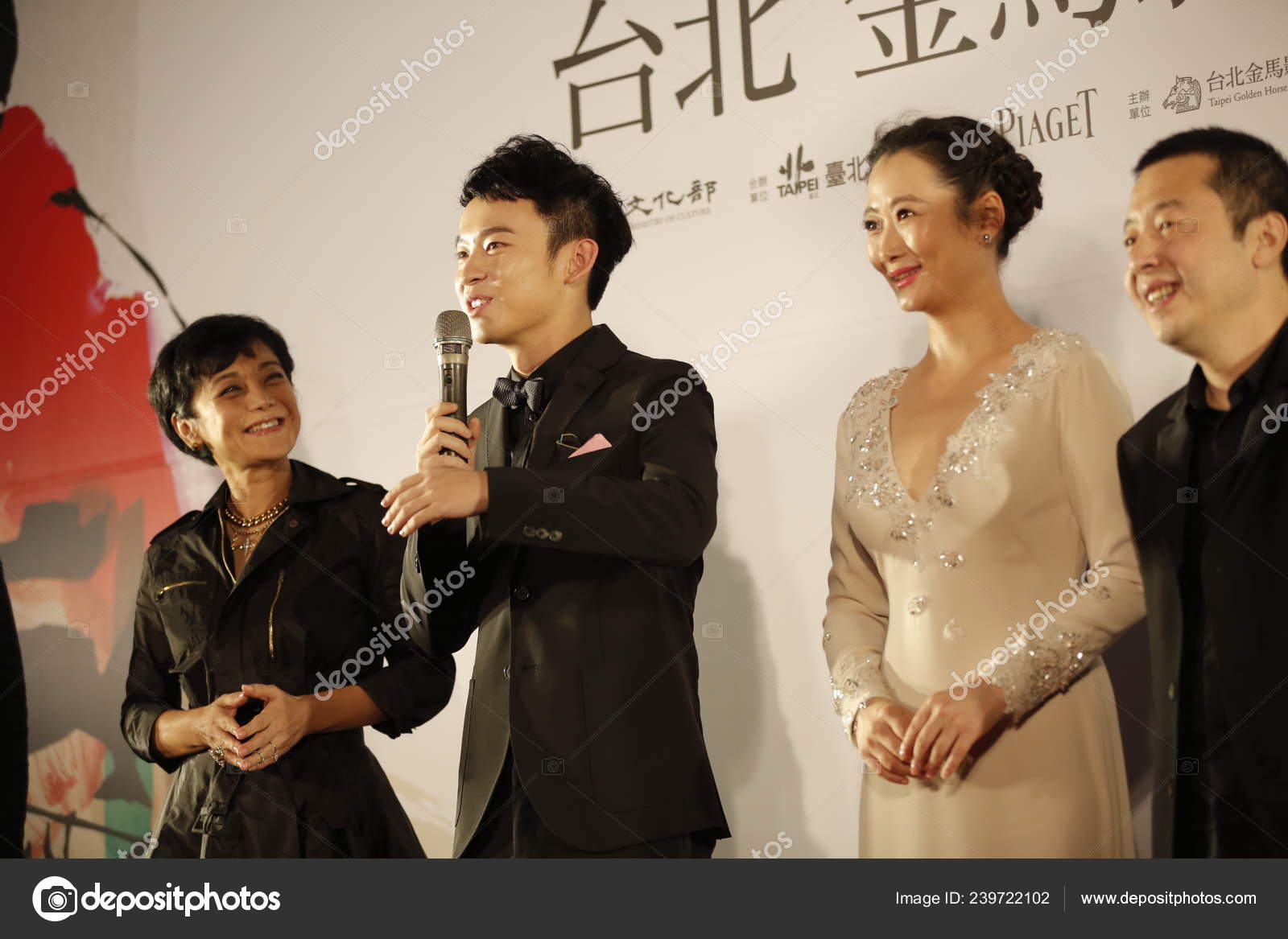 Left Taiwanese Actress Sylvia Chang Chinese Actor Dong Zijian Actress — Stock Editorial Photo ...