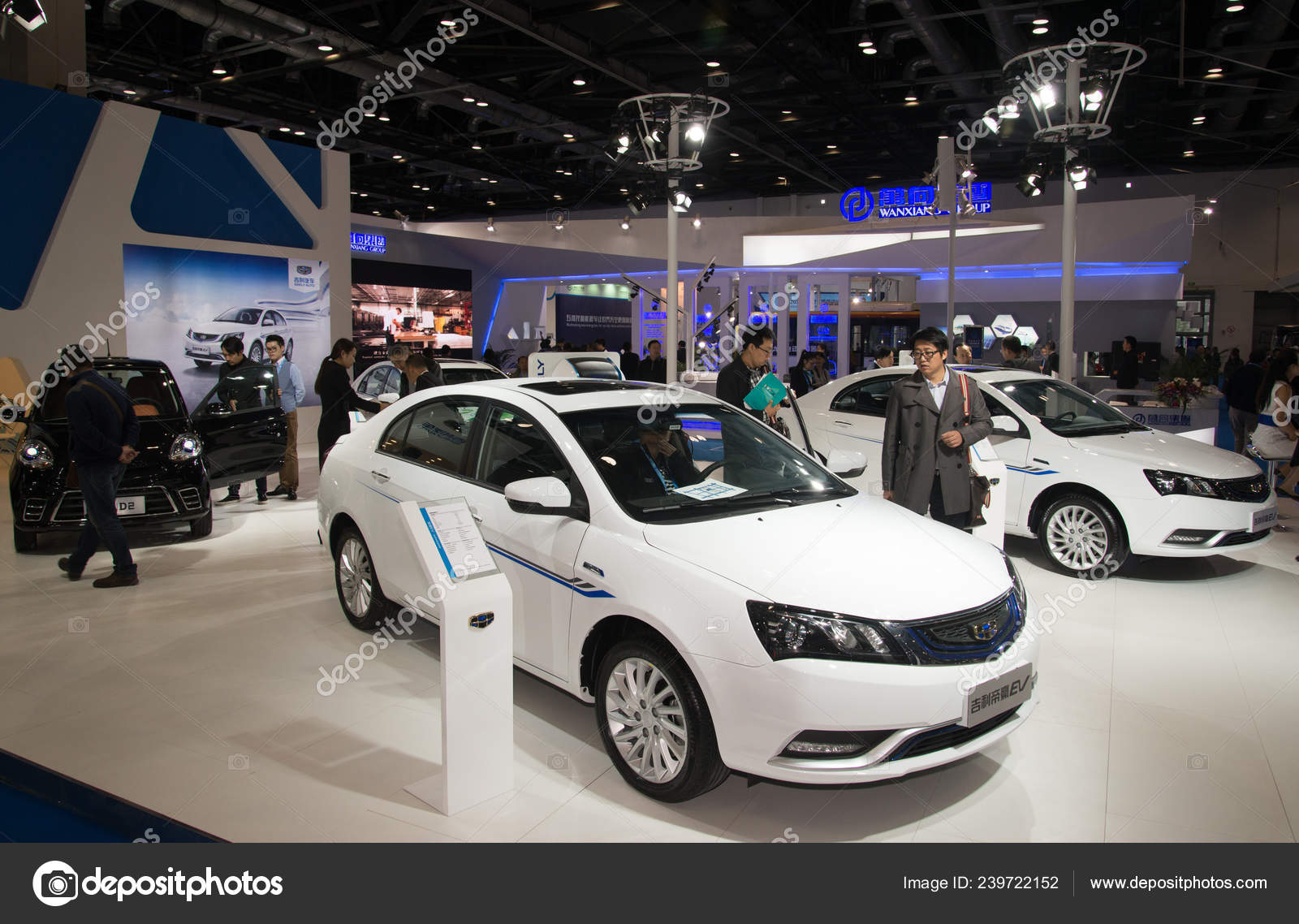 People Visit Stand Geely Opening Ceremony National Convention Center ...