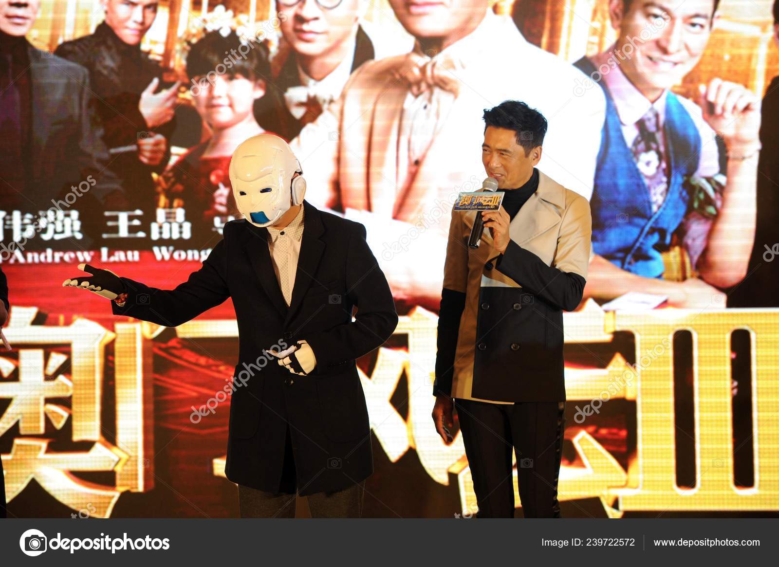 Hong Kong Actor Chow Yun Fat Right Chinese Dubbing Actor – Stock ...