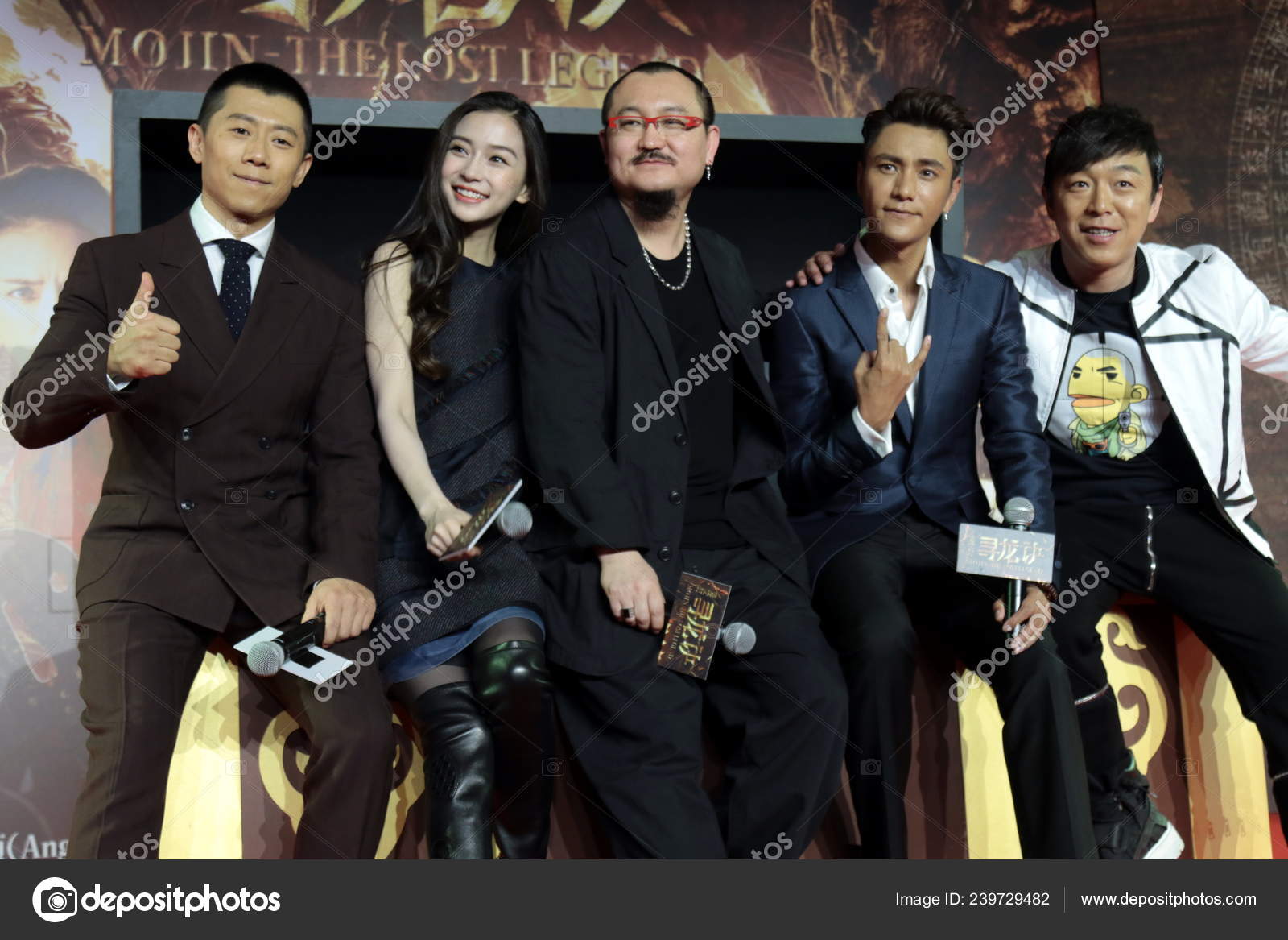 Left Chinese Actor Xia Hong Kong Model Actress Angelababy Director ...