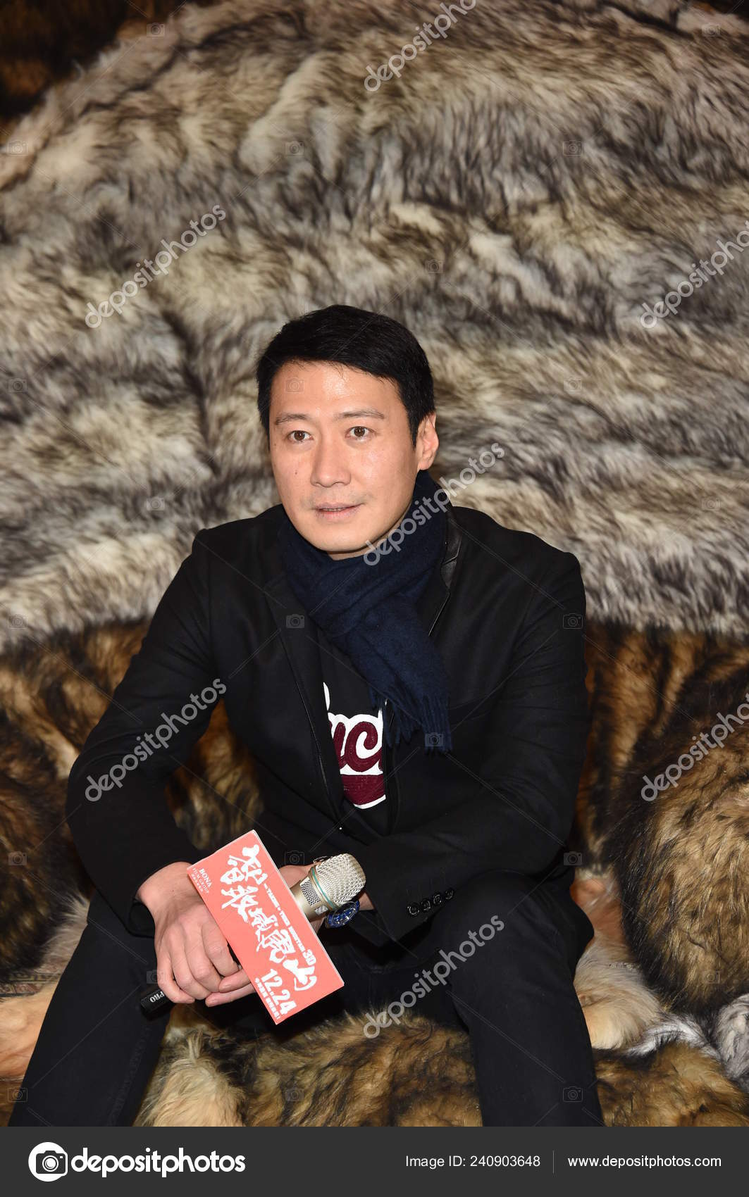 Hong Kong Singer Actor Leon Lai Poses Premiere New Movie – Stock ...
