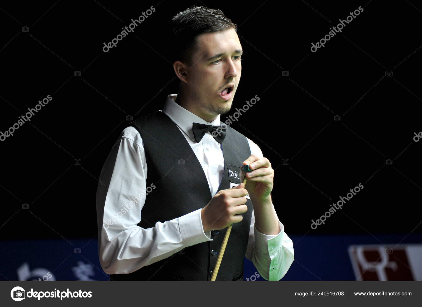 Kyren Wilson England Reacts Considers Shot Joe Perry England First ...