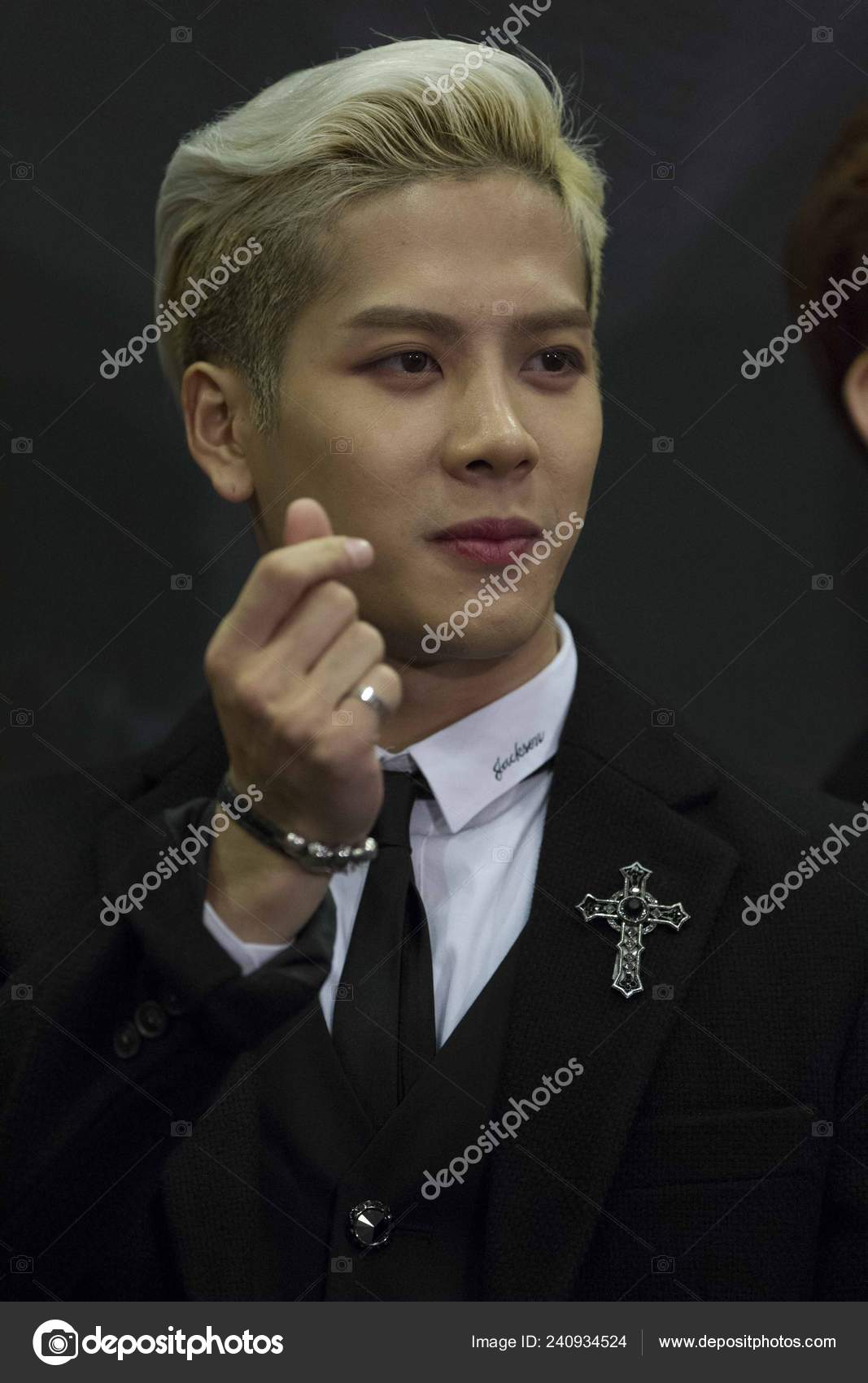 Hong Kong Born Chinese Singer Dancer Jackson Wang South Korean – Stock ...