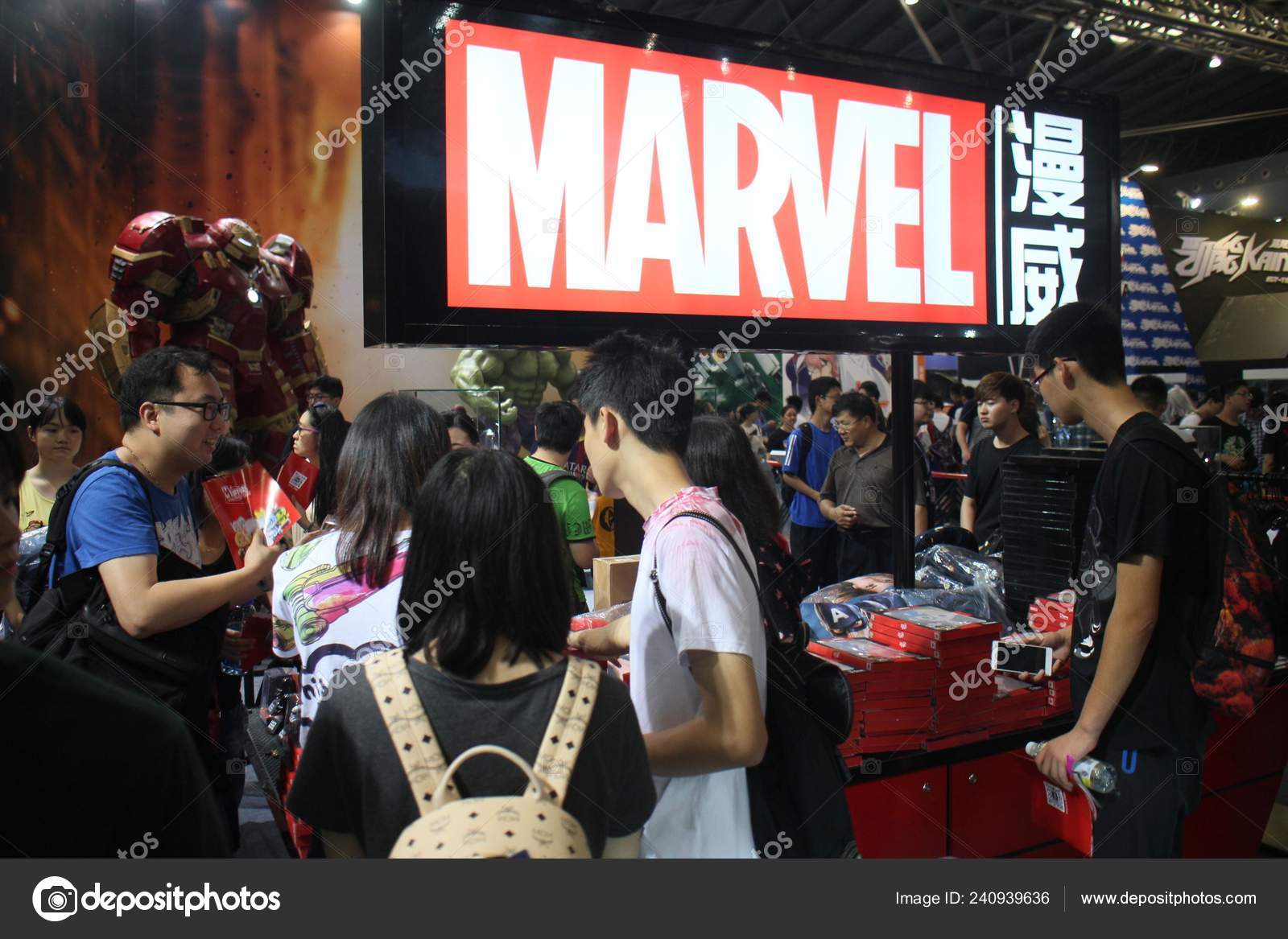People Visit Stand Marvel 11Th China International Comics Games Expo ...