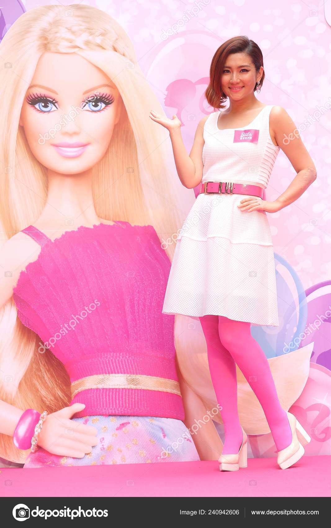 Selina Jen Taiwanese Pop Gril Group Poses Barbie Birthday Party – Stock ...
