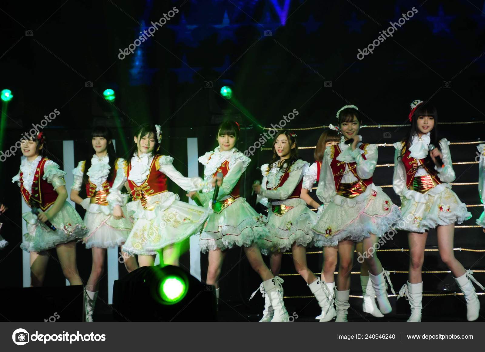 Members Idol Group Snh48 Sister Group Japanese Pop Girl Group — Stock ...