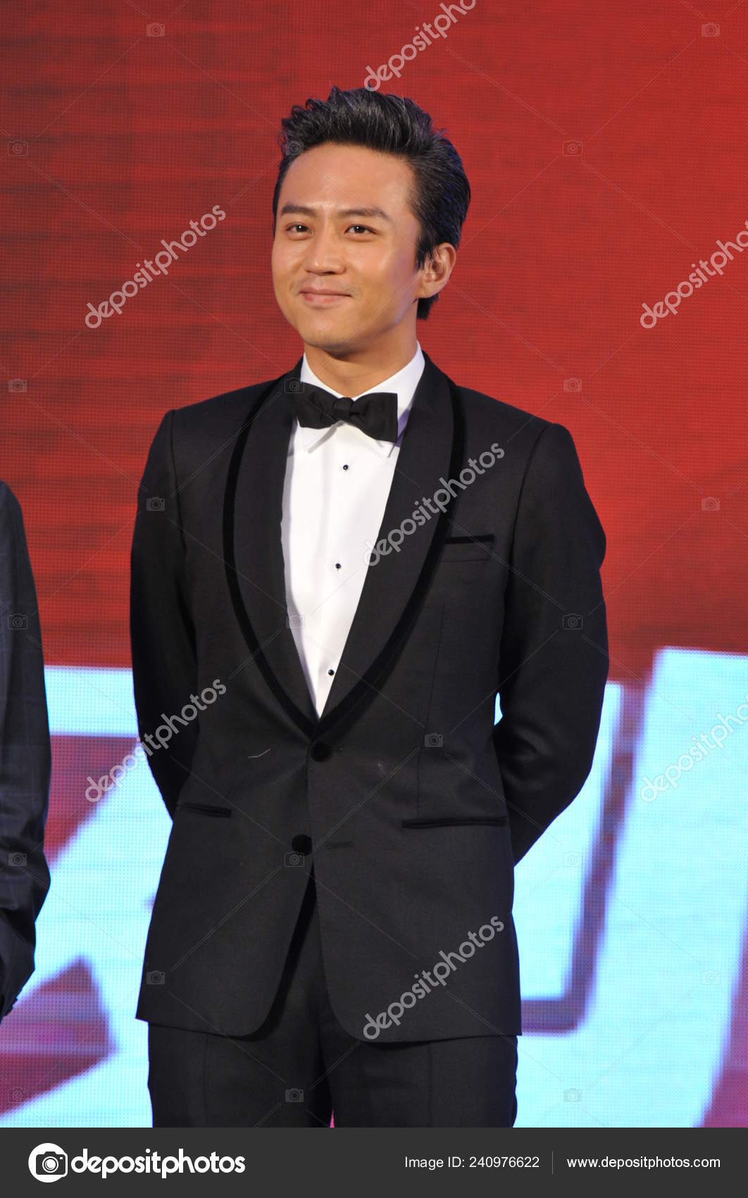 Chinese Actor Deng Chao Attends Press Conference Premiere His New — Stock Editorial Photo ...