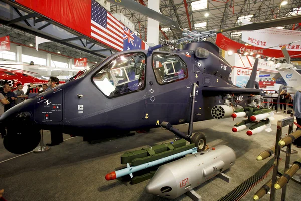 Chinese Made 19E Attack Helicopter Its Compatible Weapons Display Ahead ...