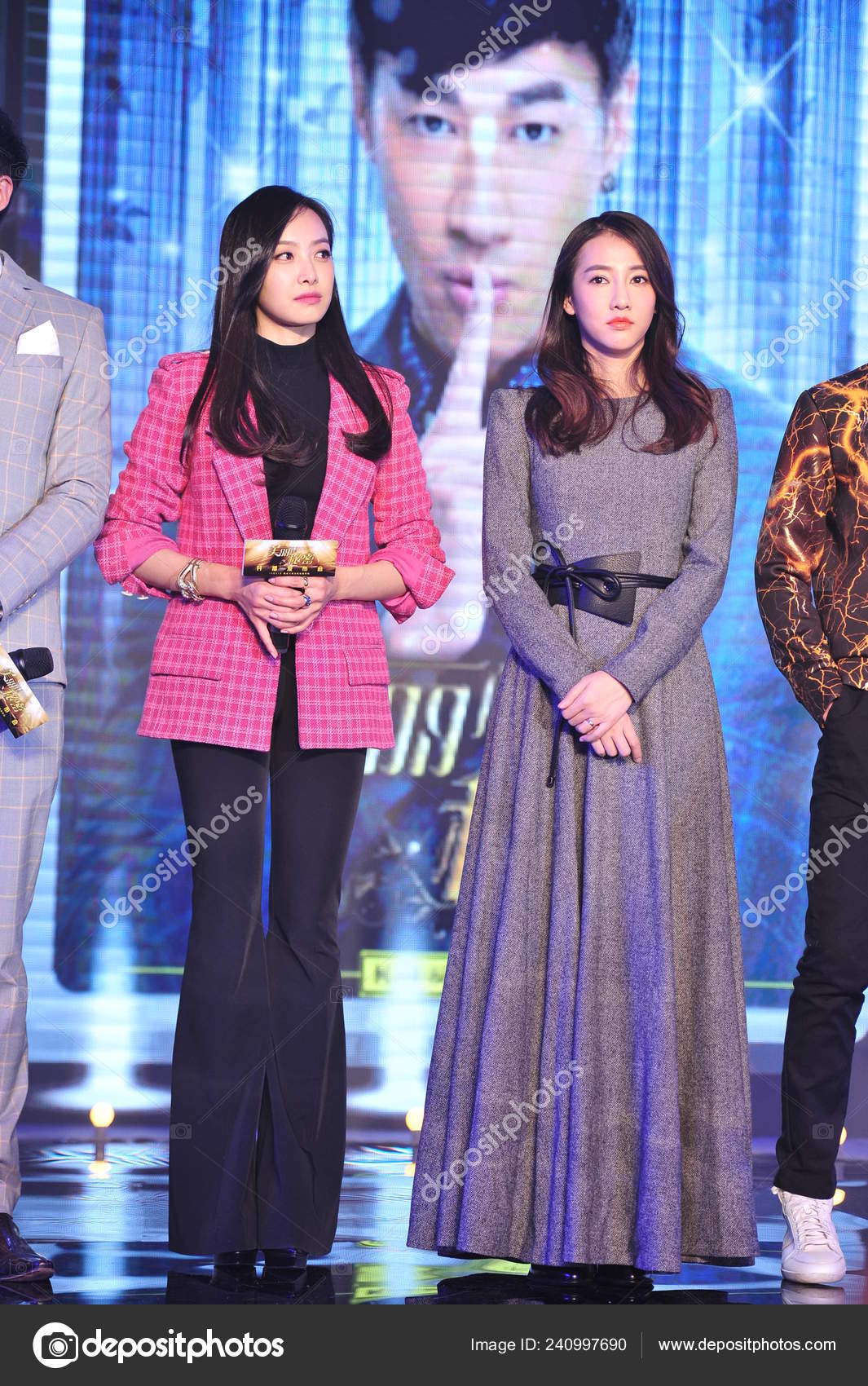 Cantante Actriz China Victoria Song Qian Izquierda Del Grupo Chicas — Foto editorial de stock ...