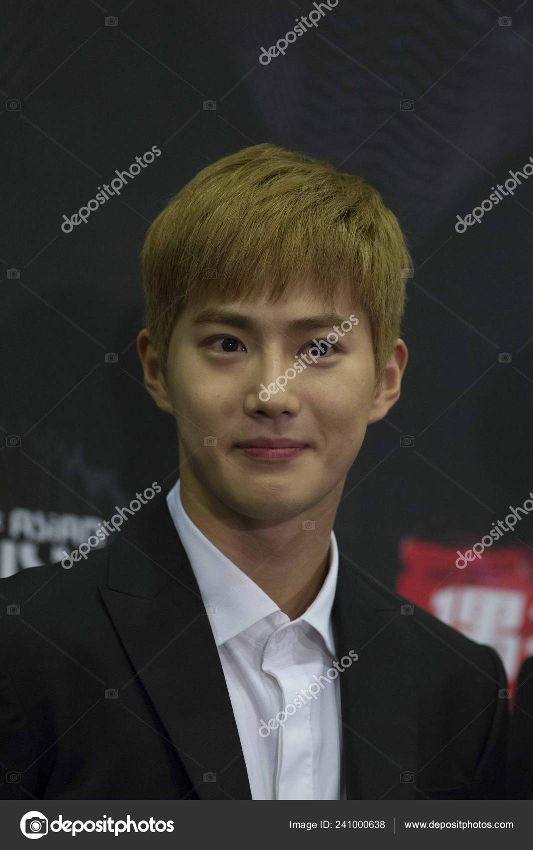 Kim Jun Myeon Suho South Korean Chinese Boy Group Exo — Stock Editorial ...