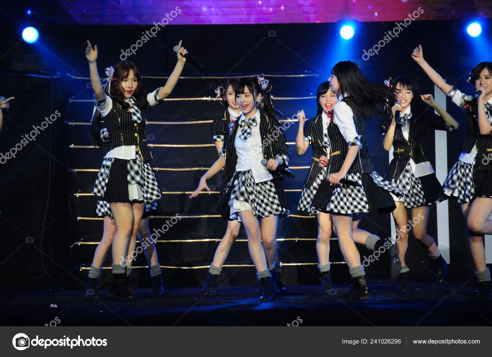 Members Idol Group Snh48 Sister Group Japanese Pop Girl Group — Stock ...