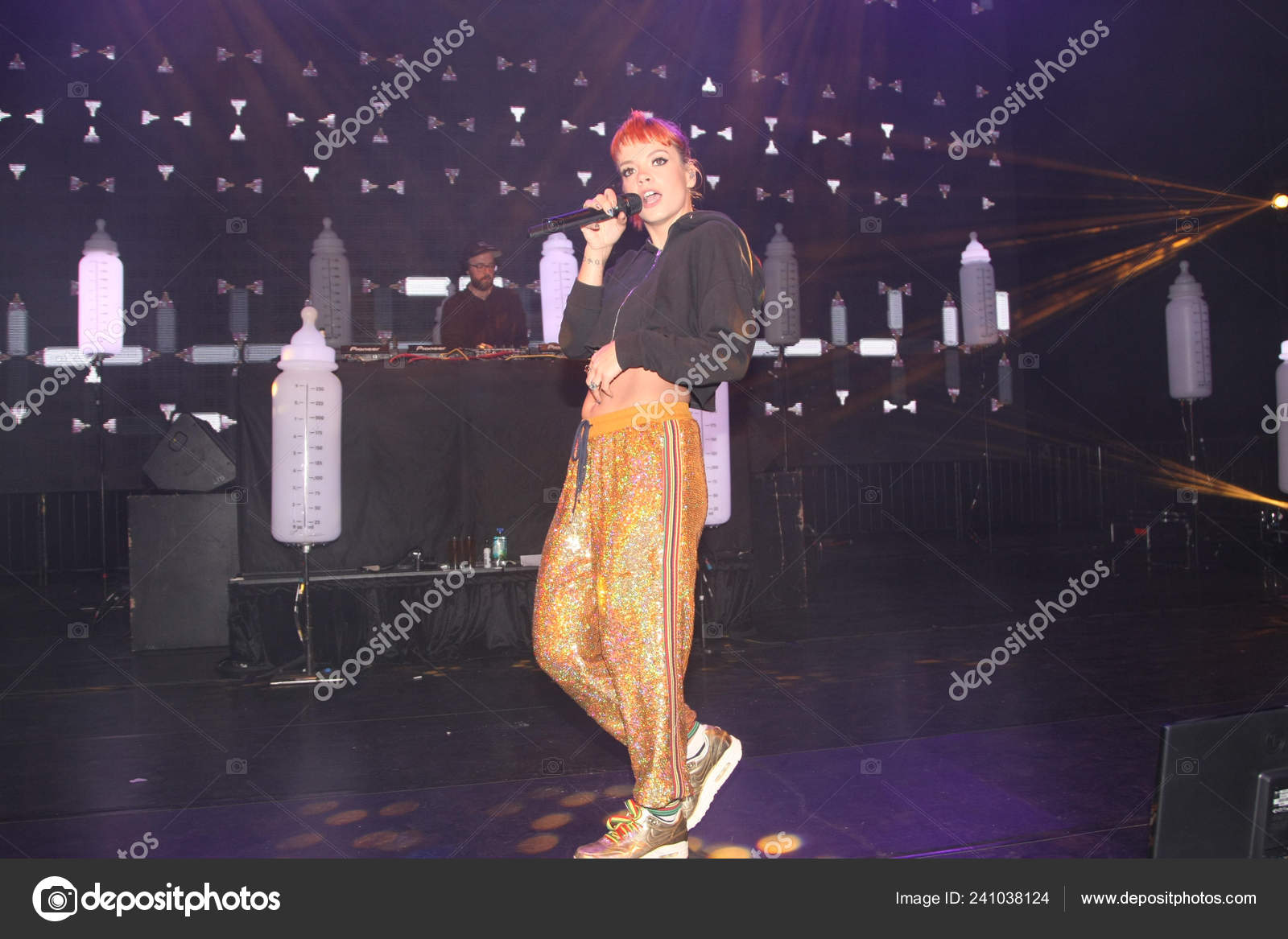 English Singer Lily Allen Performs Her Concert Hong Kong China – Stock ...