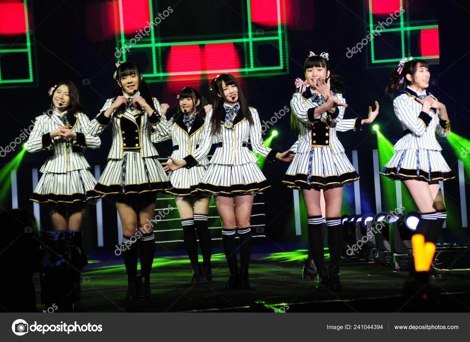 Members Idol Group Snh48 Sister Group Japanese Pop Girl Group — Stock ...