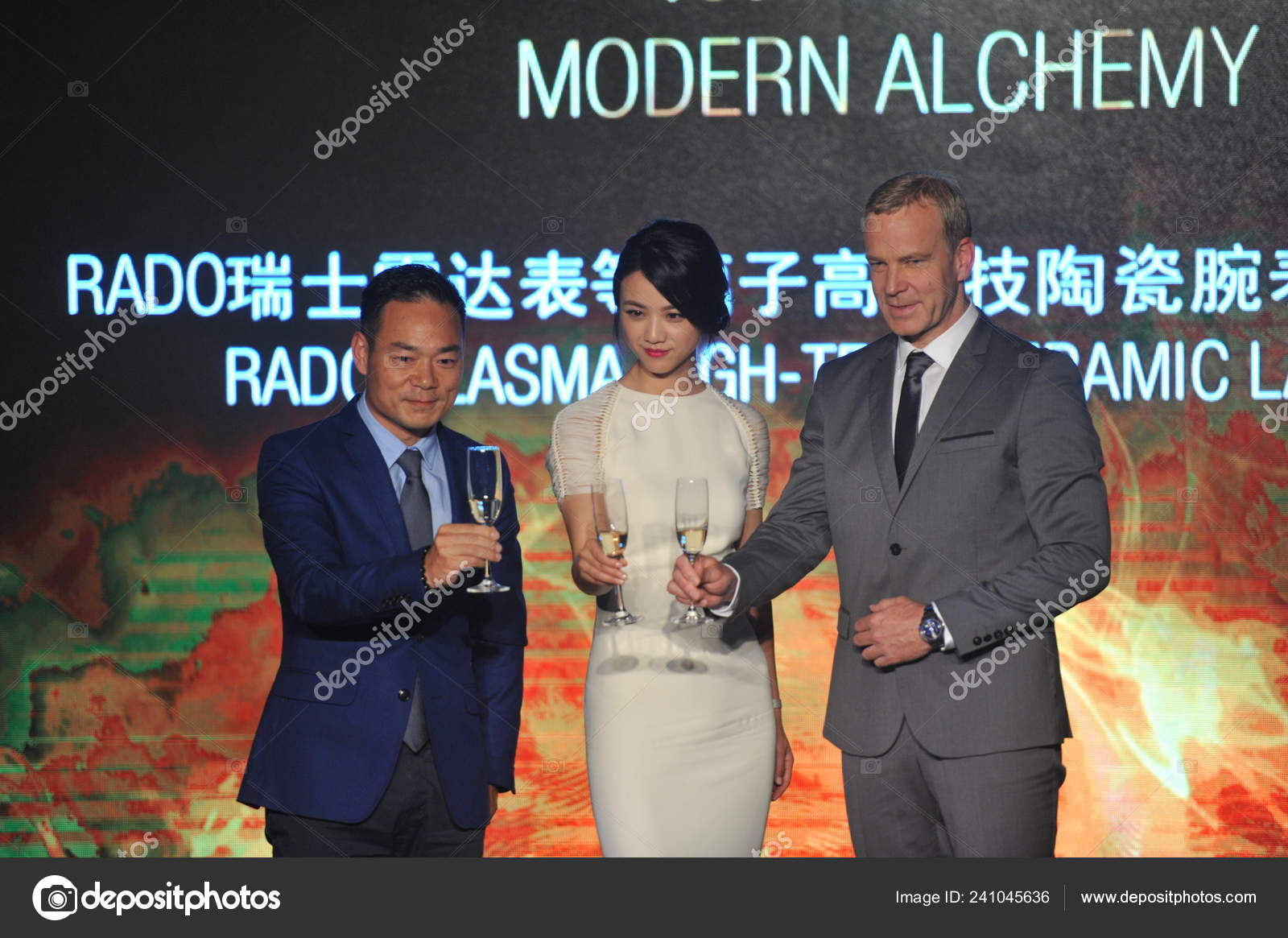 Chinese Actress Tang Wei Attends Launch Event Rado Plasma High – Stock ...