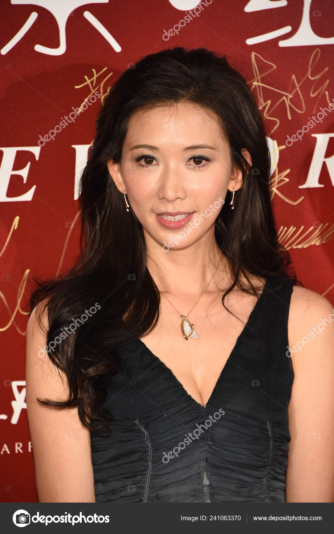 Taiwanese Actress Model Lin Chi Ling Poses She Arrives Premiere — Stock ...