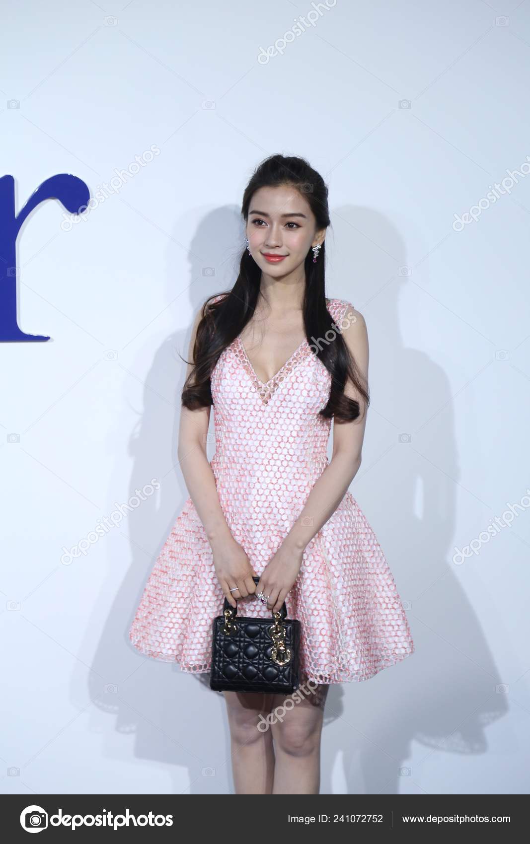Hong Kong Model Actress Angelababy Poses She Arrives Dior Spring – Stock Editorial Photo ...