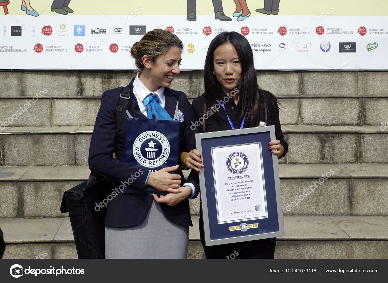 Representative Organizer Right Shows Certificate Longest Line Envelopes ...