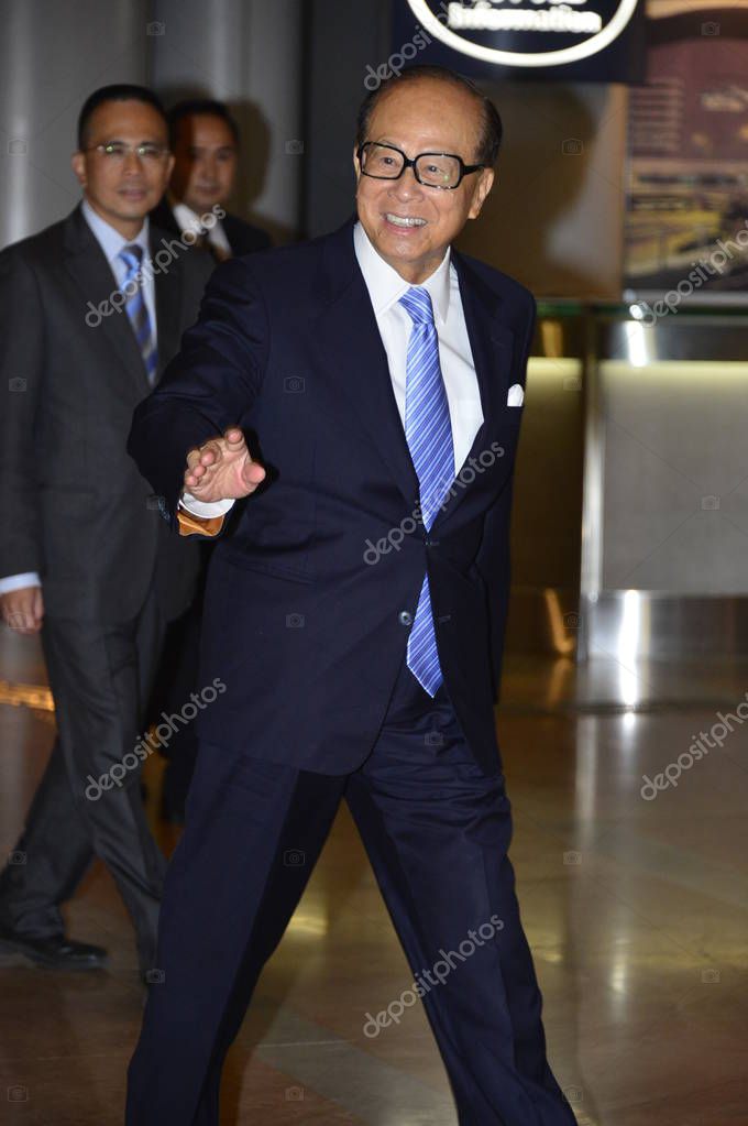 Li Ka-shing, presidente de Cheung Kong (Holdings) Limited y presidente ...