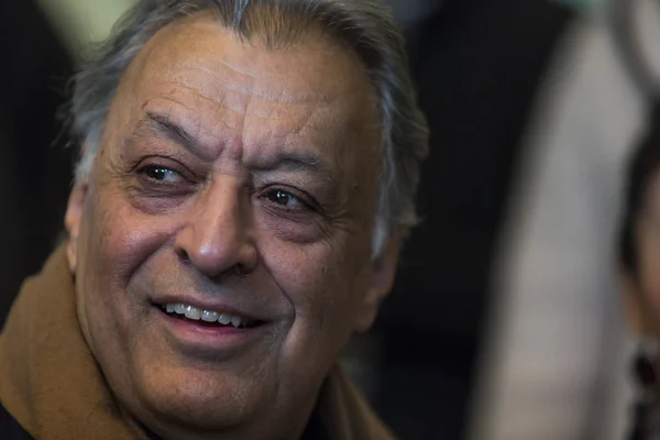 Indian Conductor Zubin Mehta Smiles Rehearsal His New Year Concert ...