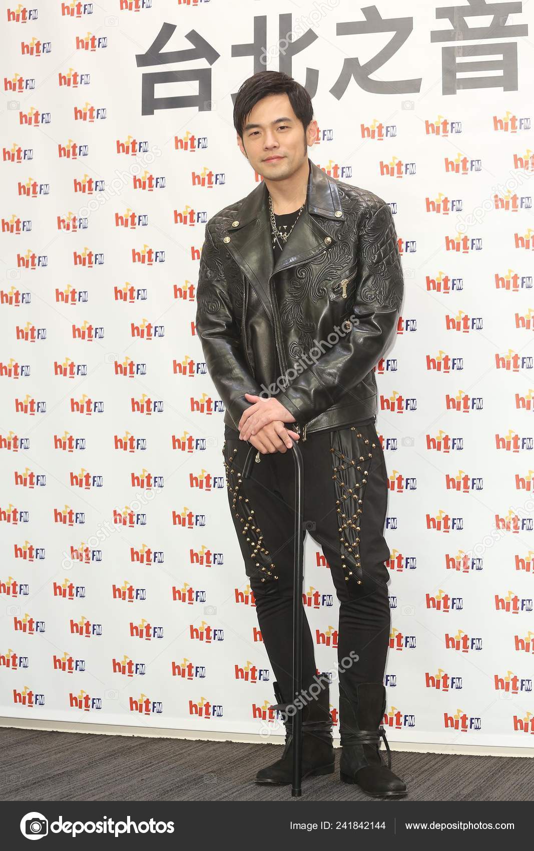 Taiwanese Singer Jay Chou Poses Press Conference His New Album — Stock ...