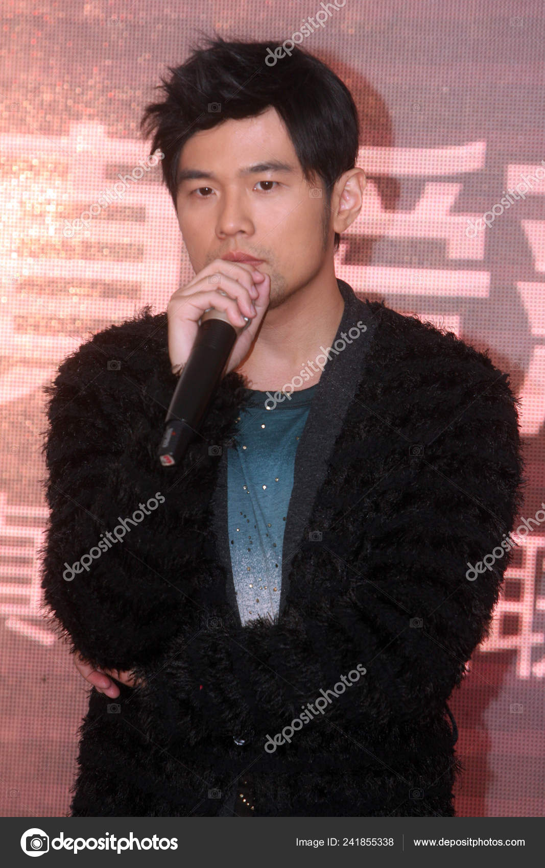 Taiwanese Singer Jay Chou Speaks Opening Ceremony His Ktv Xian — Stock Editorial Photo ...