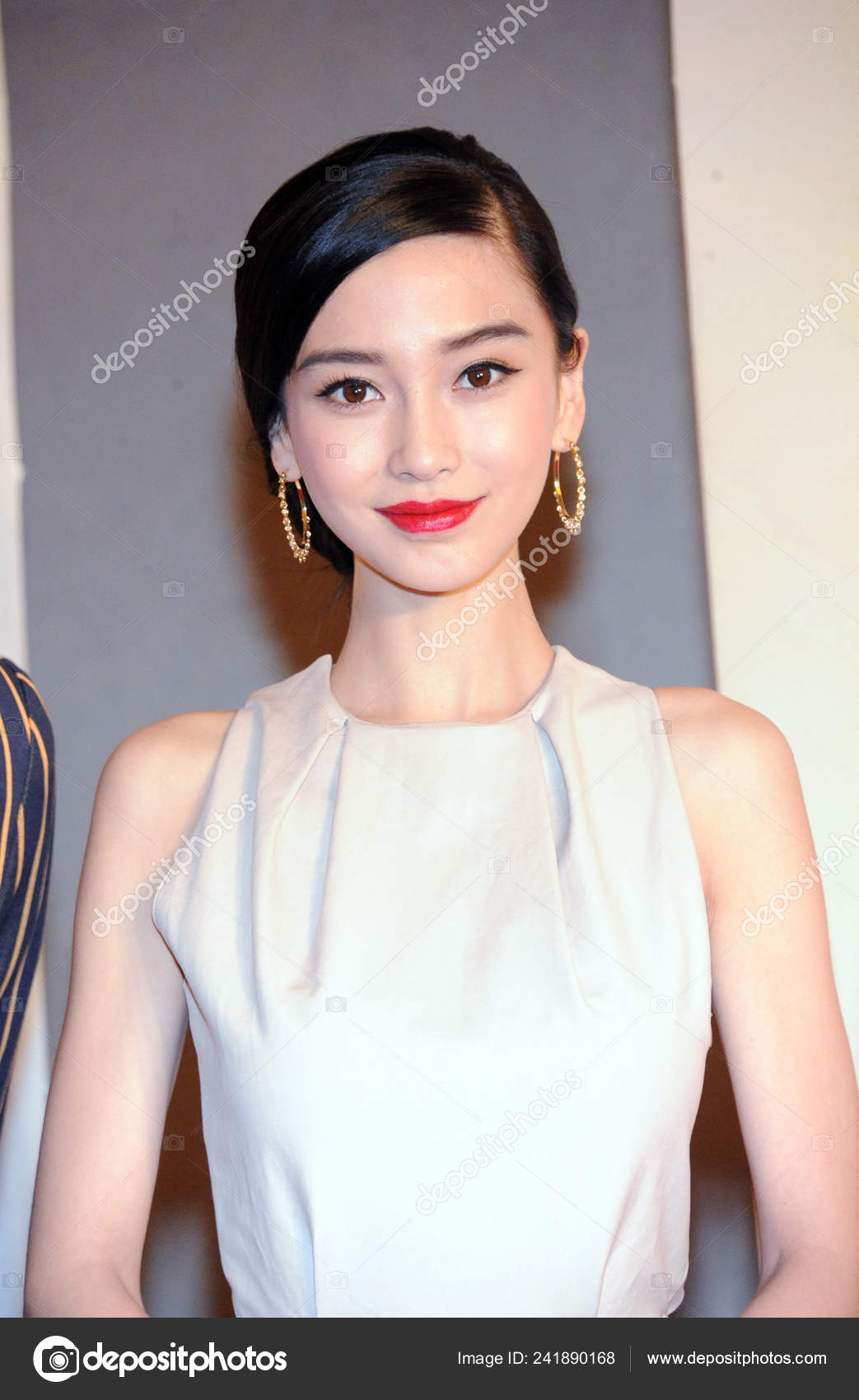 Hong Kong Model Actress Angelababy Poses She Arrives Premiere Movie – Stock Editorial Photo ...