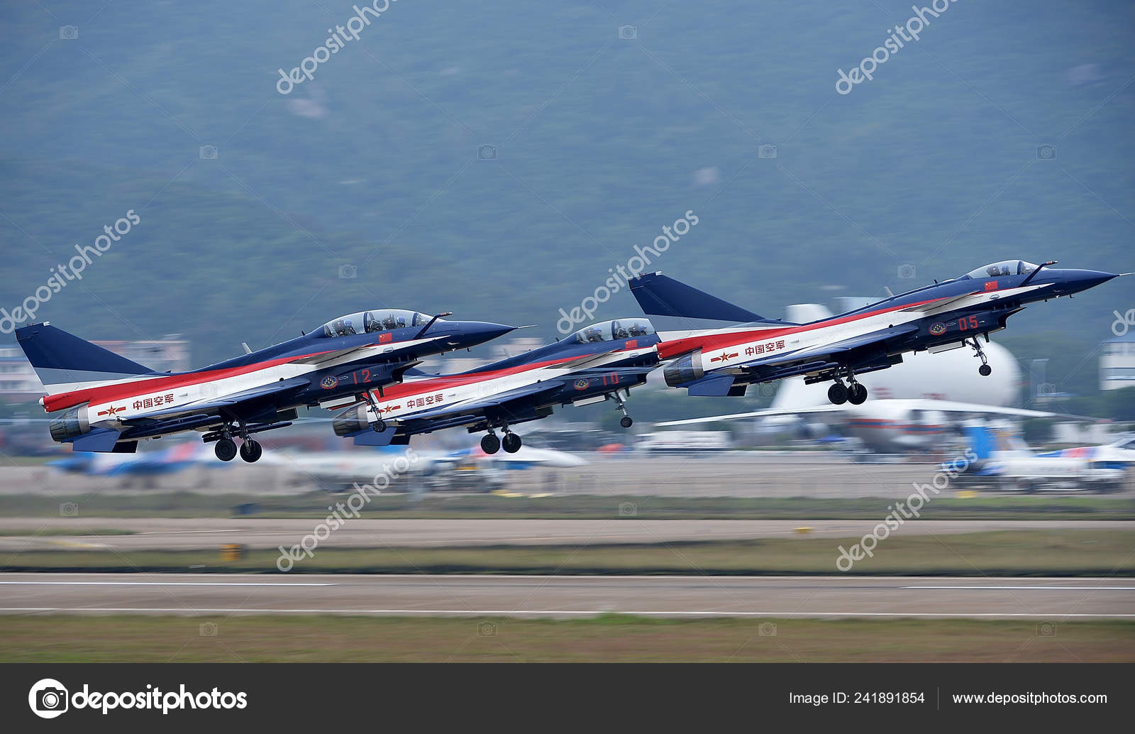 Fighter Jets Bayi Aerobatic Team Pla's Peoples Liberation Army Air ...