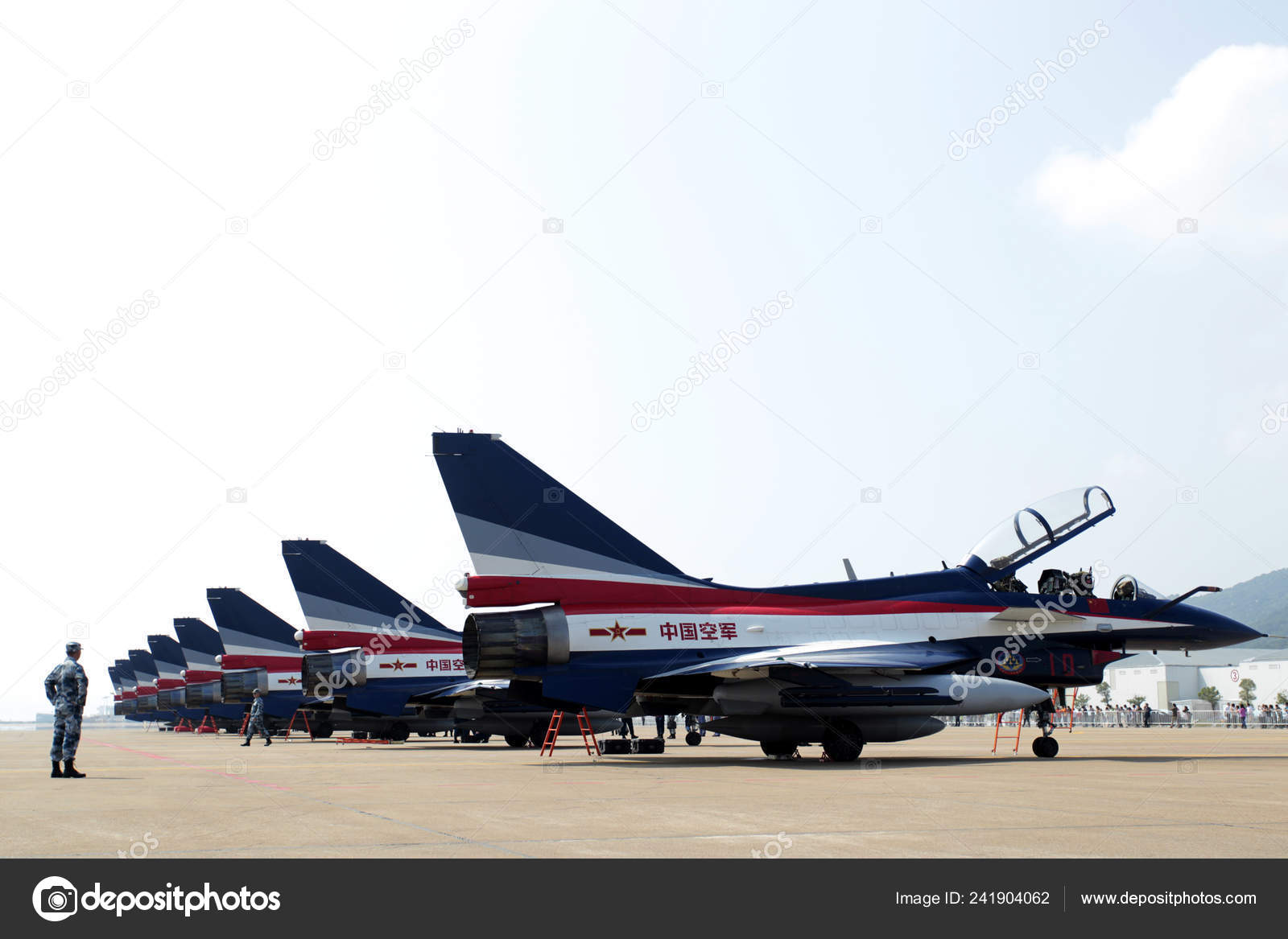 Fighter Jets Bayi Aerobatic Team Pla's Peoples Liberation Army Air ...