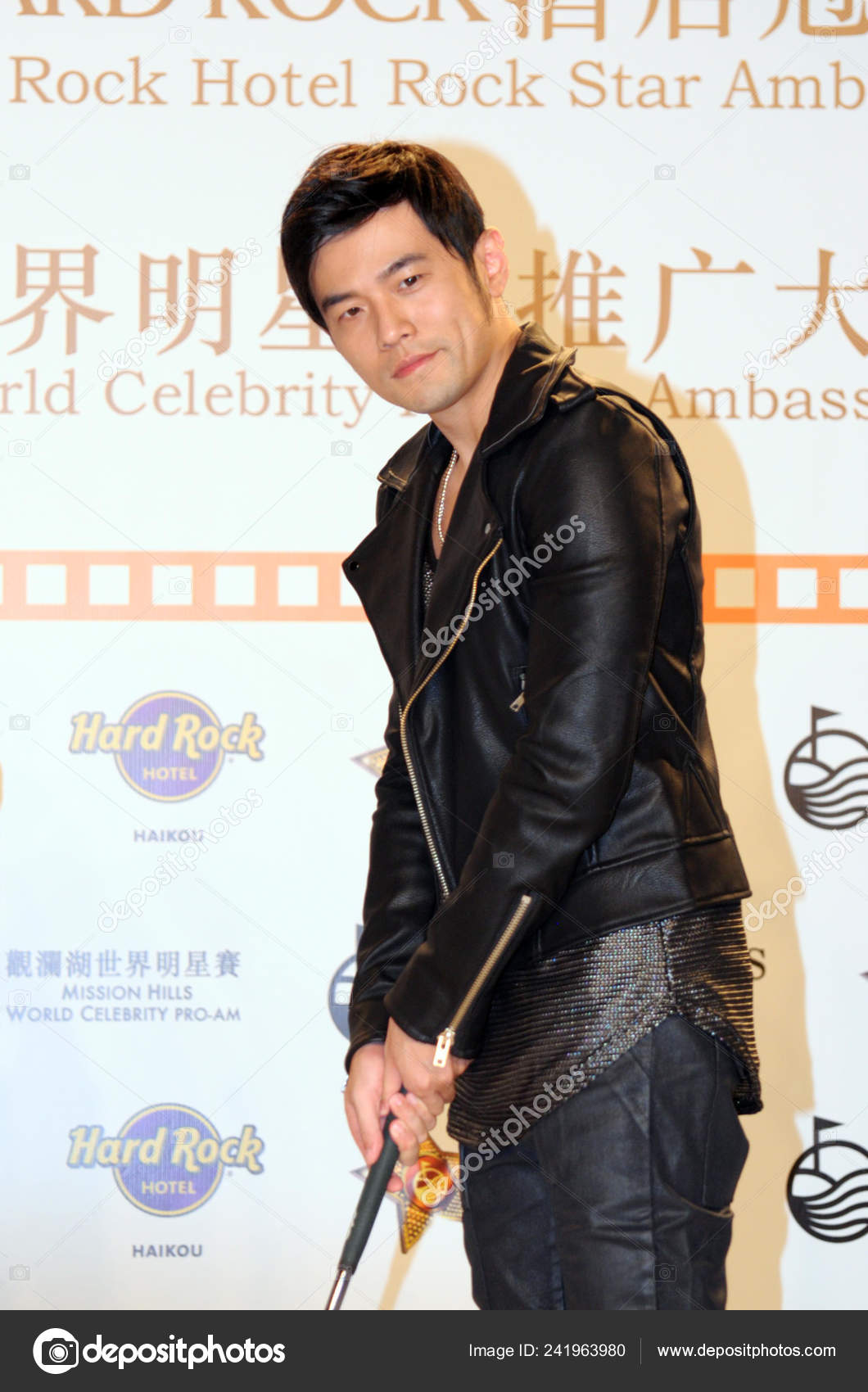 Taiwanese Singer Actor Jay Chou Poses Press Conference Appointment ...