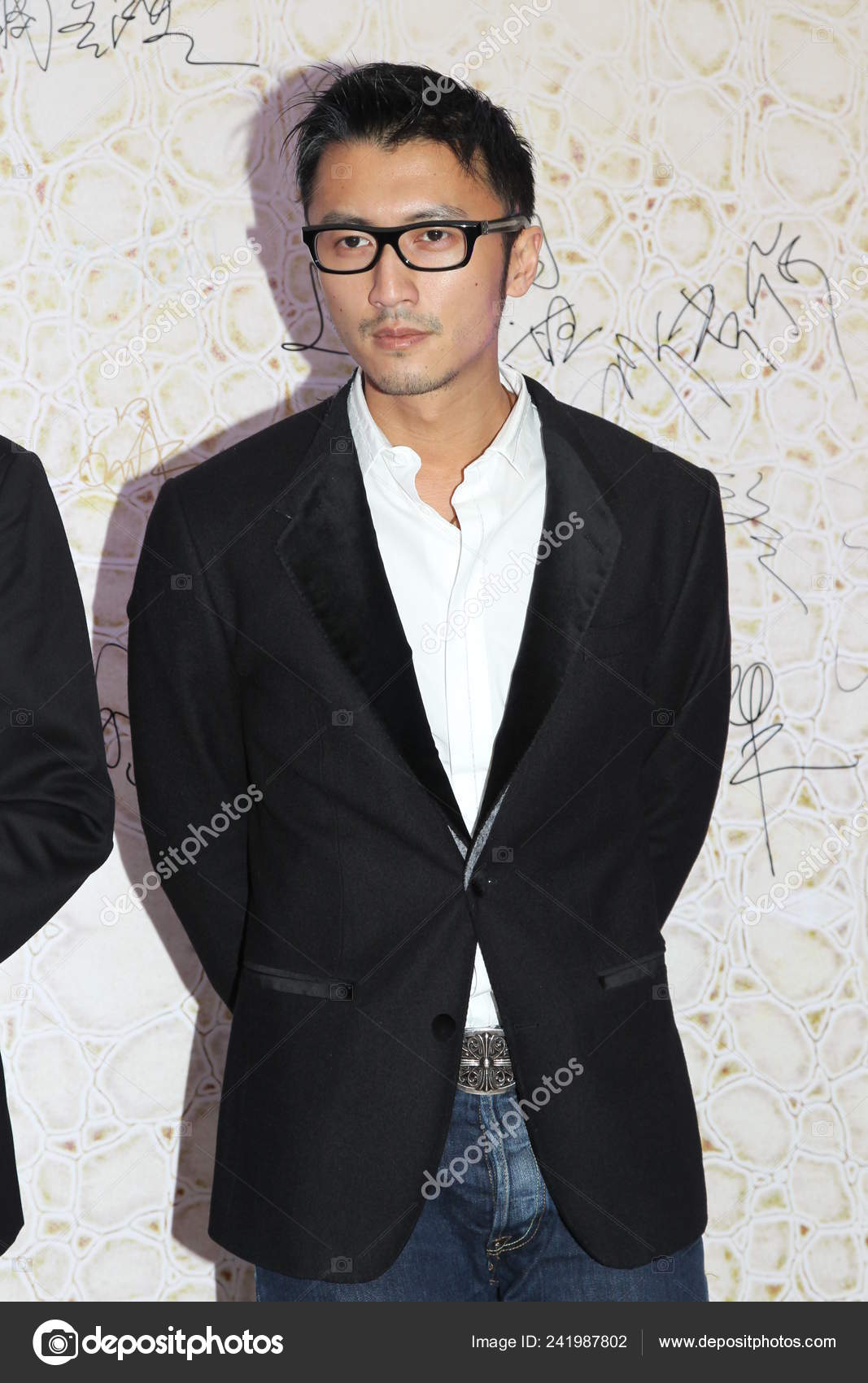 Hong Kong Actor Nicholas Tse Poses Arrives Federation Hong Kong — Stock ...