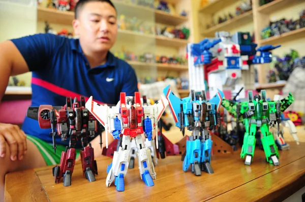 Collections Model Transformers Collected Chinese Fan Wang Geng Display ...