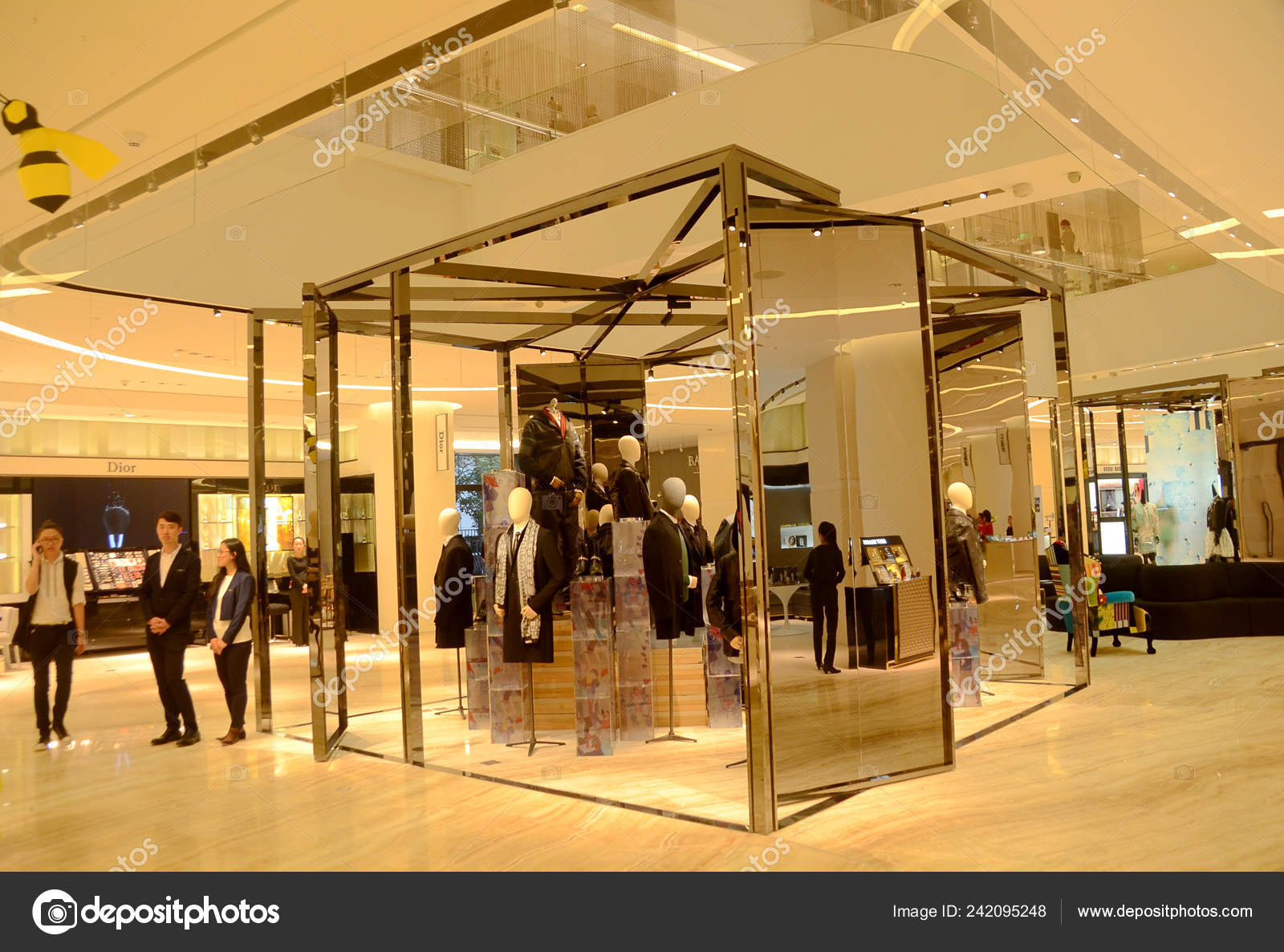 People Visit Flagship Store Lane Crawford Media Event Its Opening ...