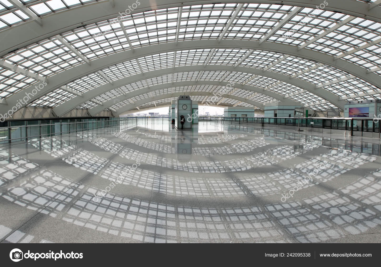 View High Speed Rail Terminal New Terminal Building Beijing Capital ...