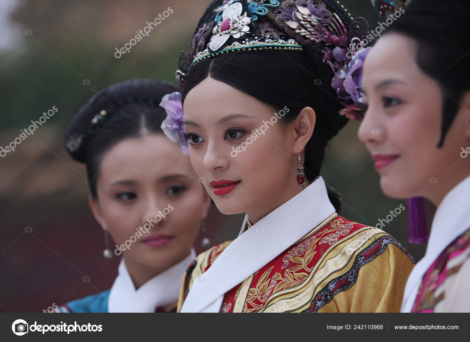 Handout Still Taken November 2010 Shows Chinese Actress Sun Center ...