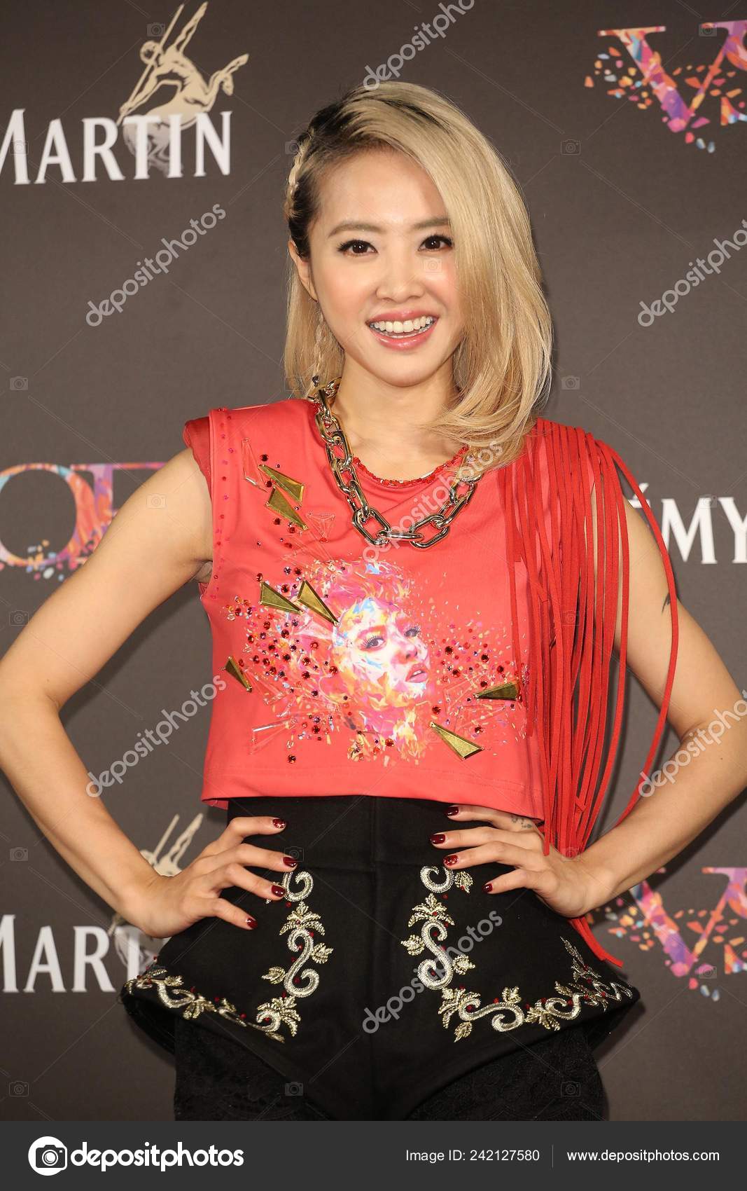 Taiwanese Singer Jolin Tsai Poses Press Conference Remy Martin Taipei ...