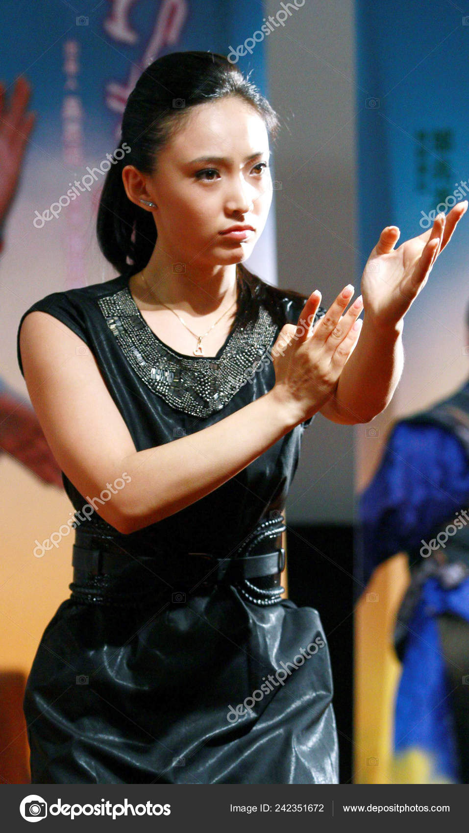 File Chinese Actress Bai Jing Poses Premiere Ceremony Movie Kung ...