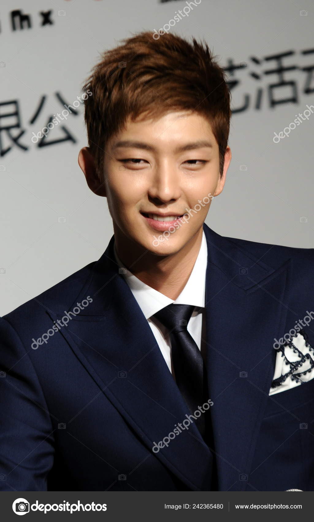 South Korean Actor Model Singer Lee Jun Smiles Fan Meeting – Stock ...