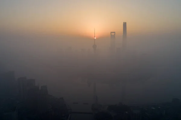 Beijing Pollution Sunrise