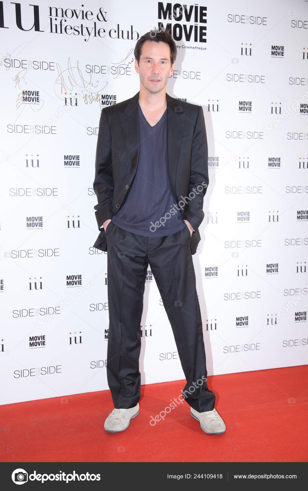 Canadian Actor Keanu Reeves Attends Launch Ceremony Movie Movie Channel ...