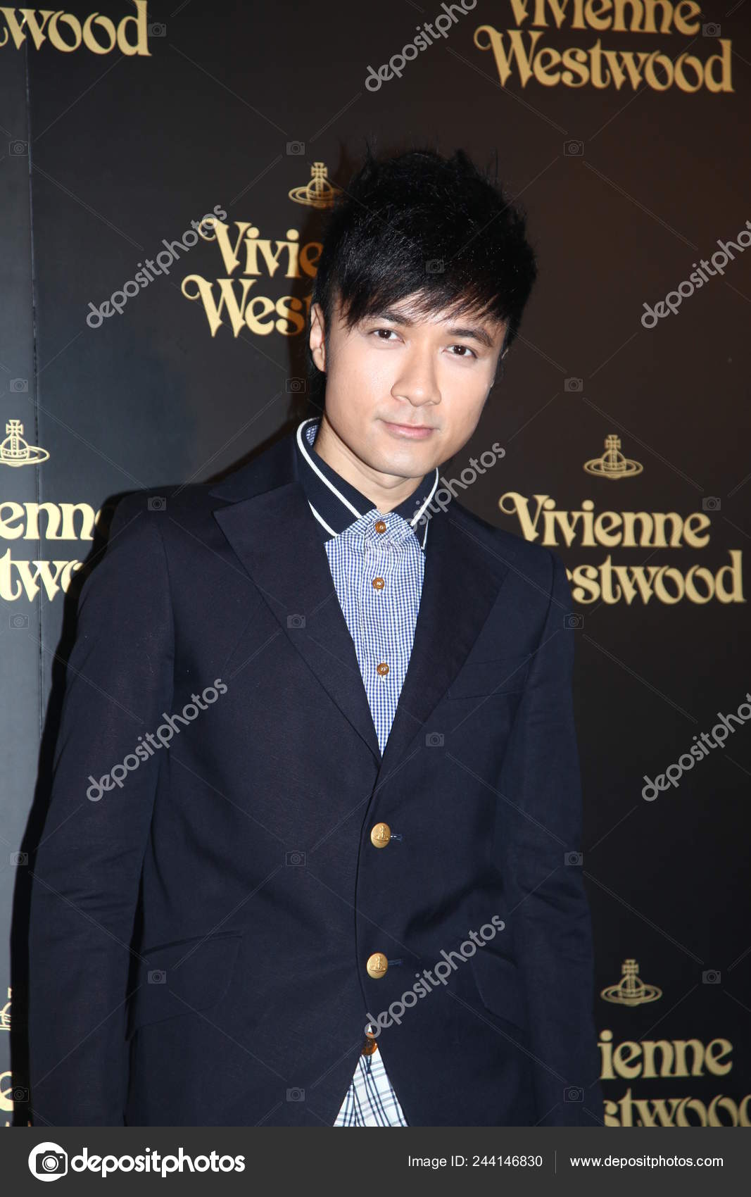 Hong Kong Singer Actor Leo Kui Kei Poses Arrives Vivienne – Stock ...