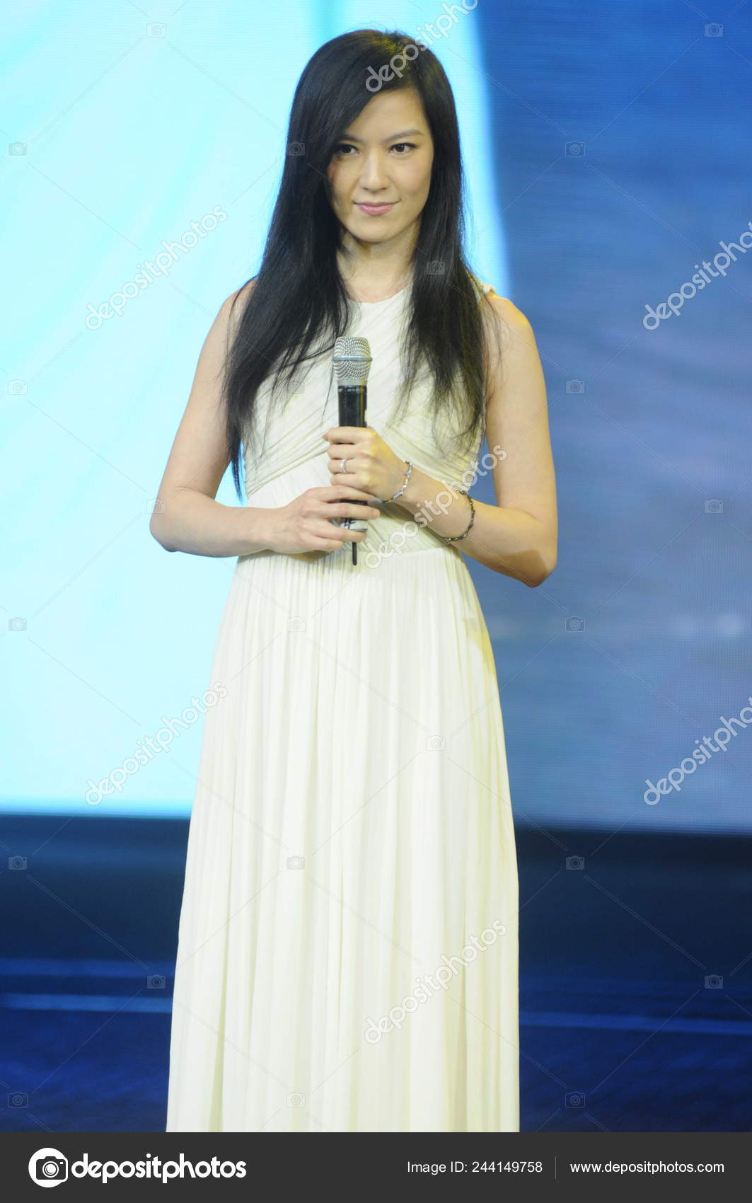 Taiwanese Actress Kelly Lin Hsi Lei Interviewed Promotional Activity ...