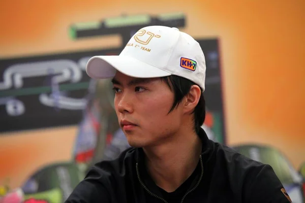 Chinese Driver Qinghua Attends Press Conference Hrt Shanghai China ...