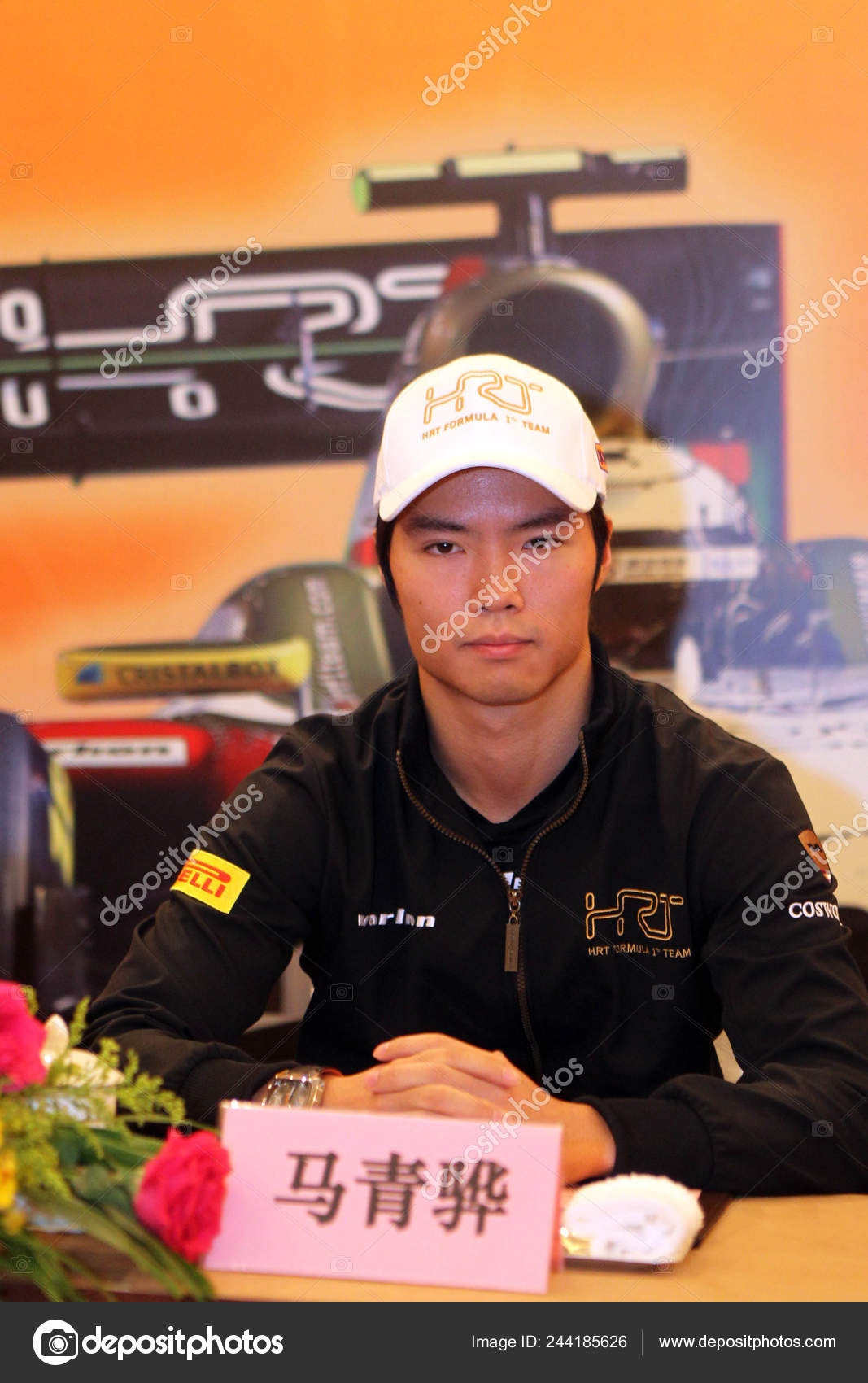 Chinese Driver Qinghua Attends Press Conference Hrt Shanghai China ...