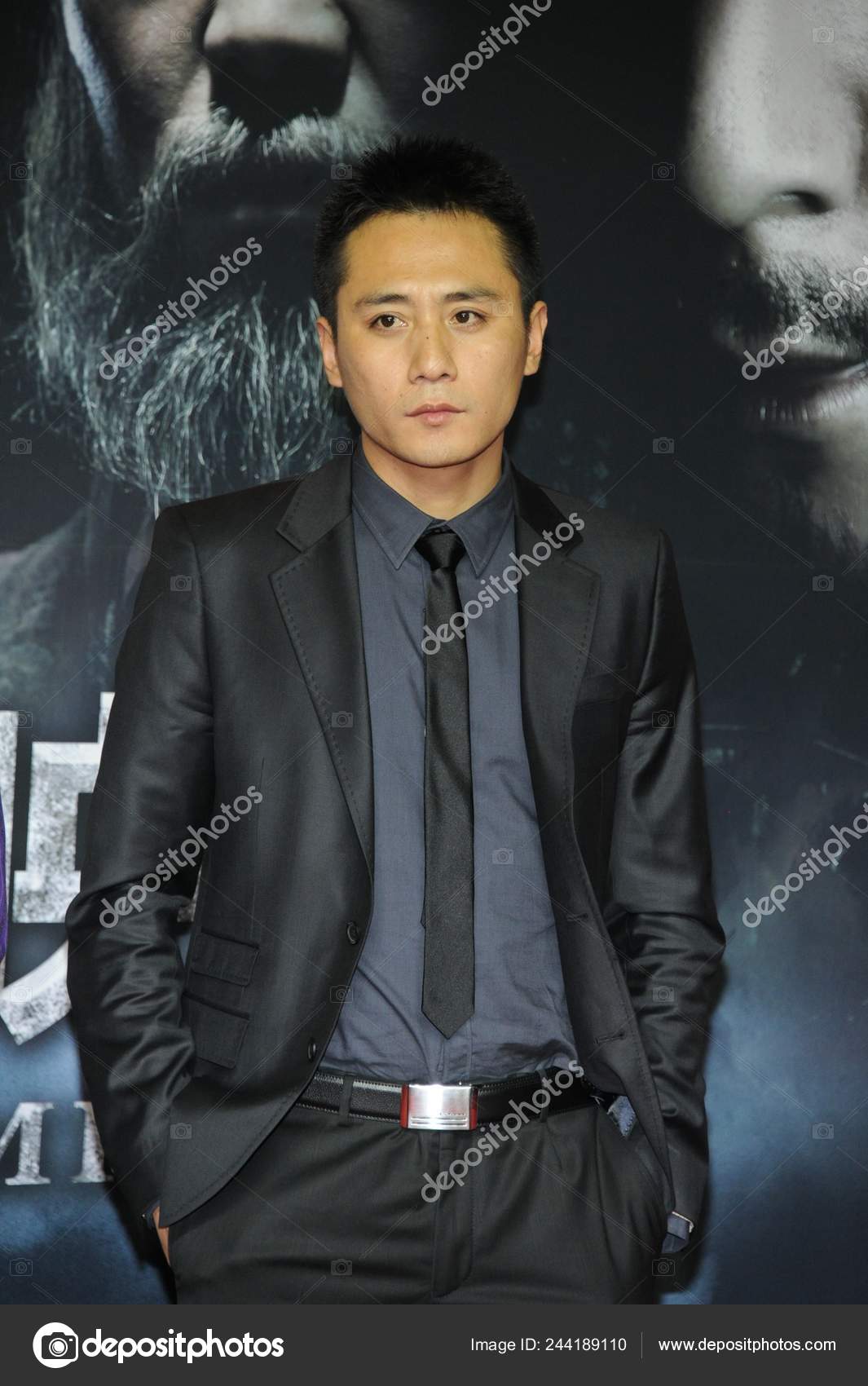 Chinese Actor Liu Poses Red Carpet Arrives Premiere Movie Last – Stock ...