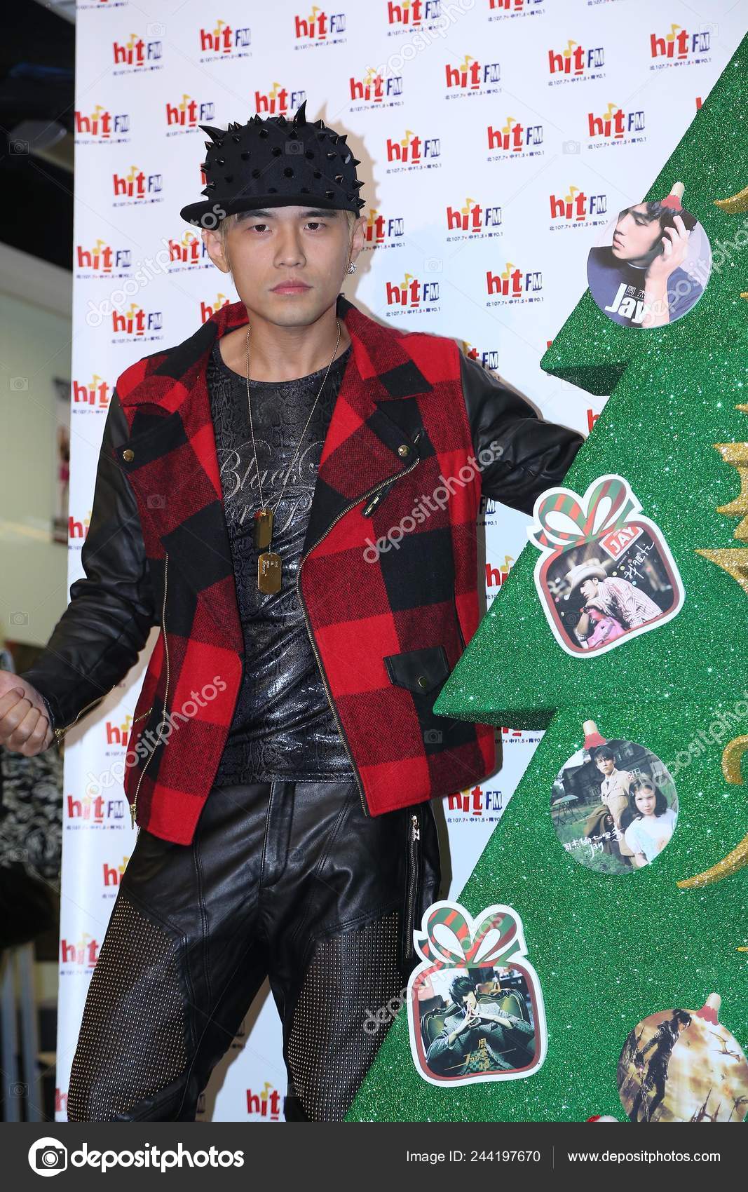 Taiwanese Singer Jay Chou Poses Press Conference Promotes His New ...