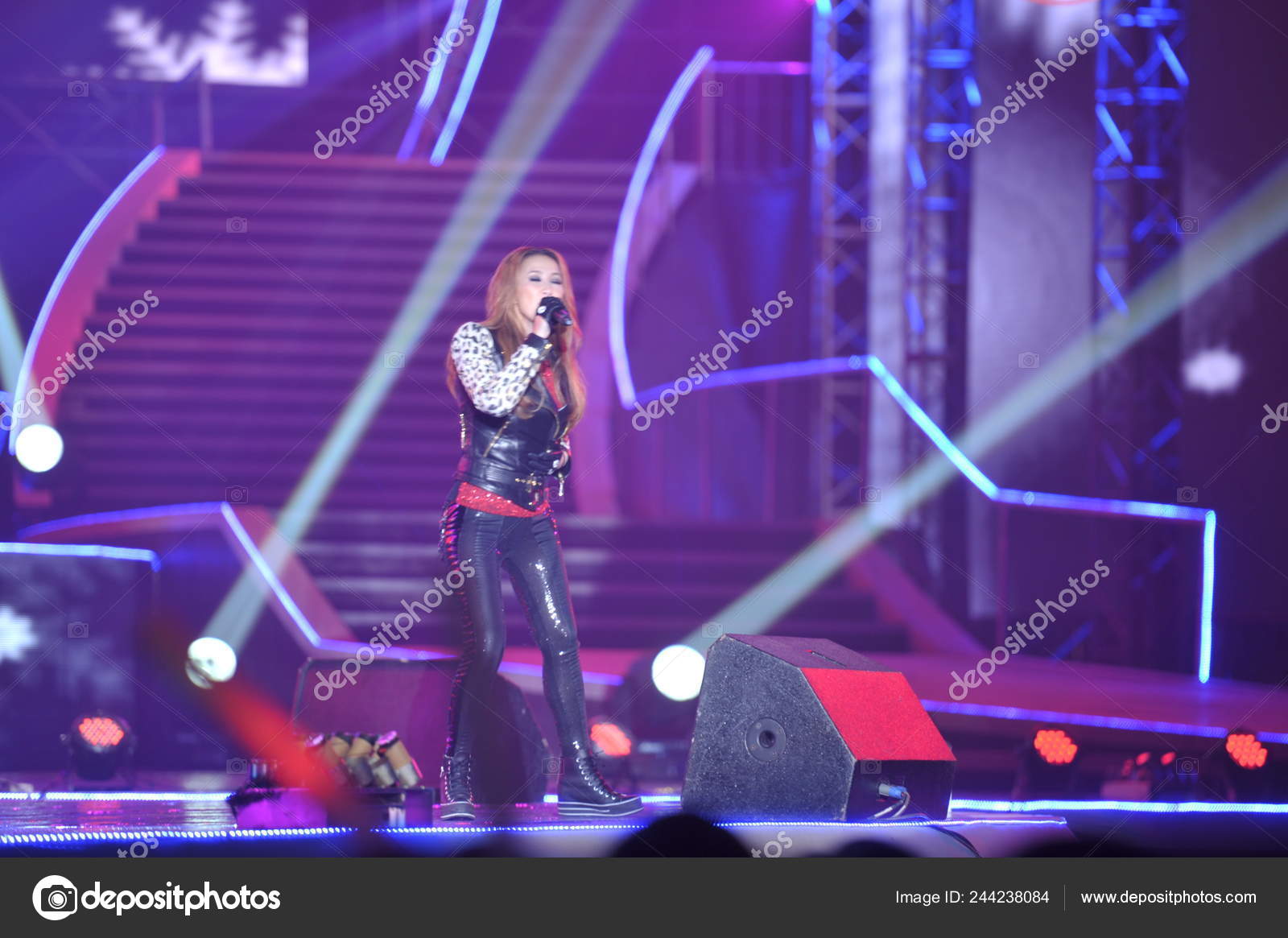Chinese American Singer Coco Lee Performs Stars Concert Festival ...