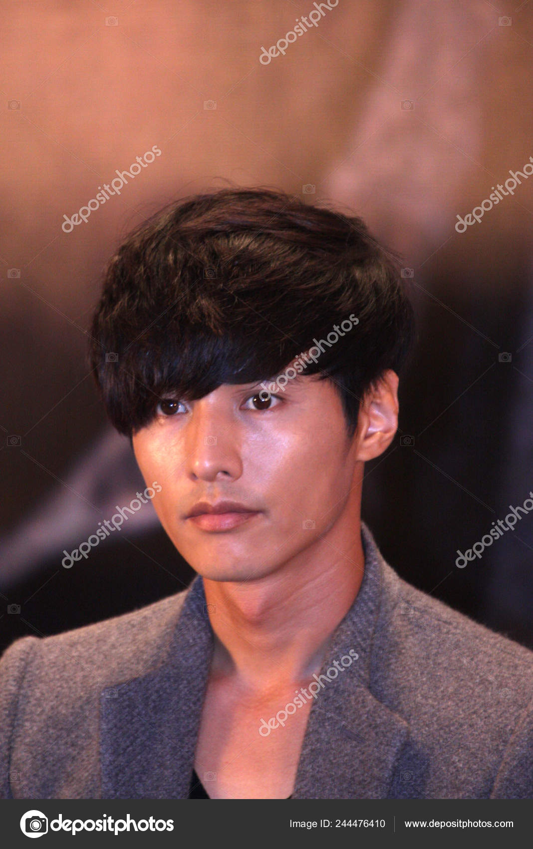 South Korean Actor Won Bin Attends Premiere His New Movie — Stock ...