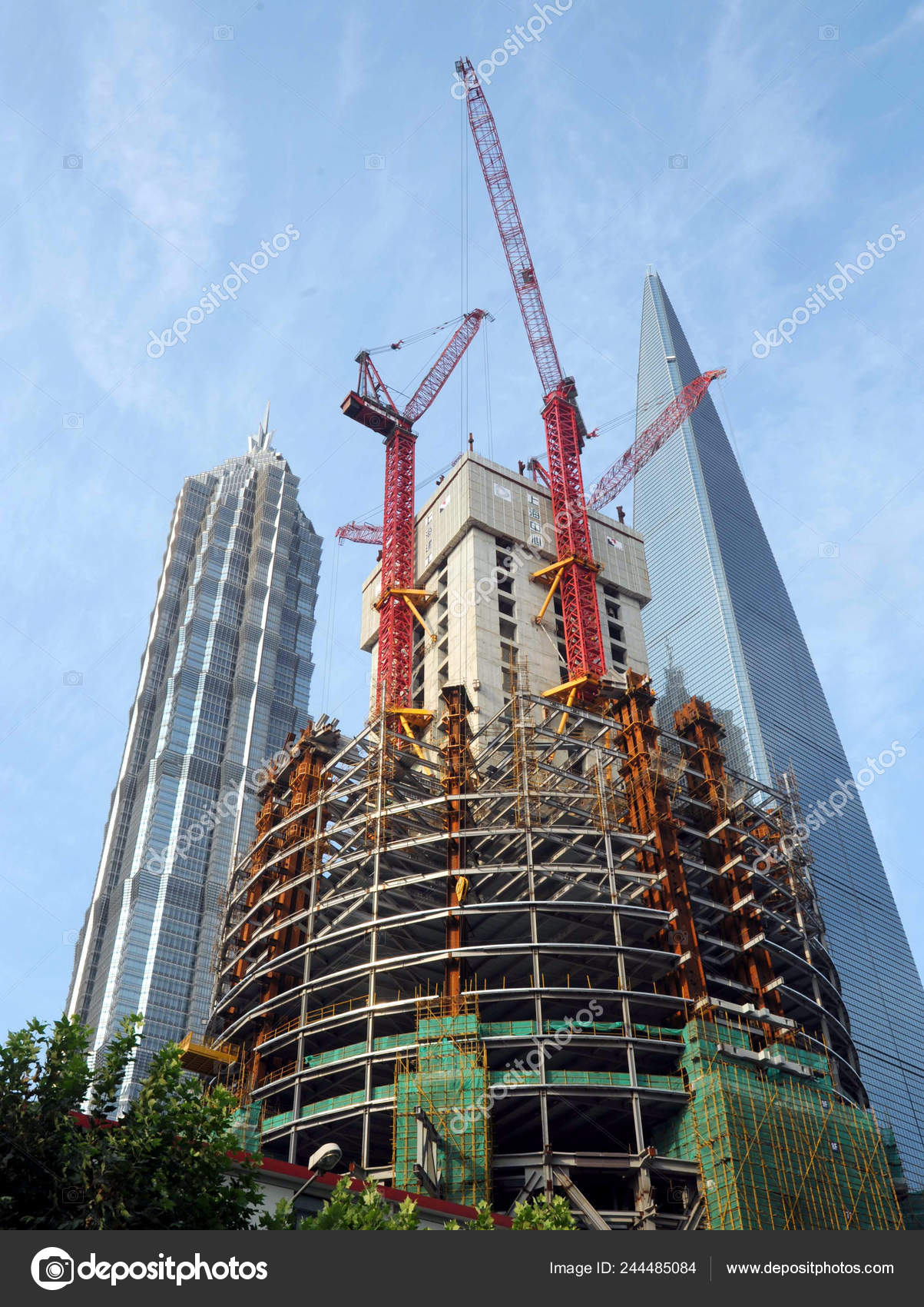 Shanghai World Financial Center Construction