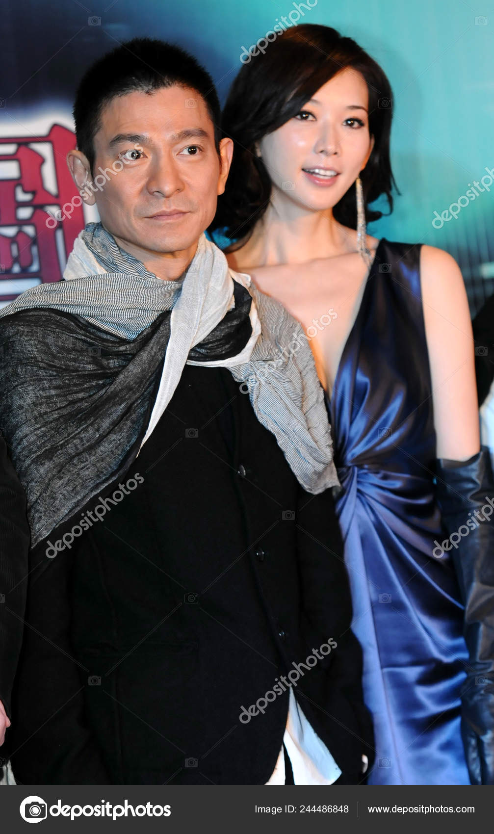 Taiwanese Model Actress Lin Chi Ling Hong Kong Singer Actor — Stock ...