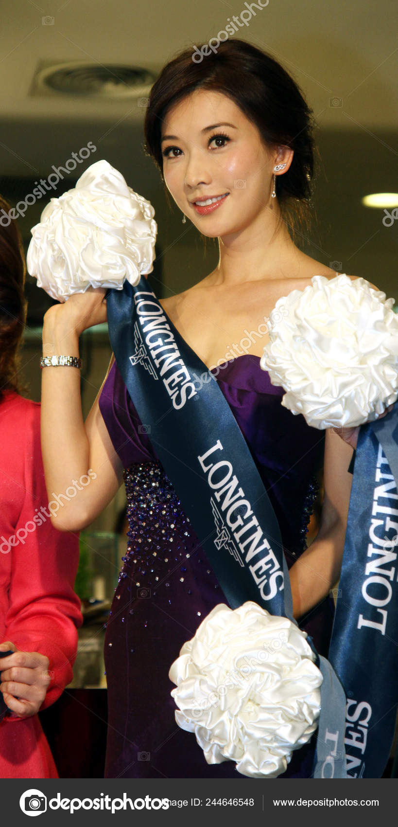 Modelo Actriz Taiwanesa Lin Chi Ling Posa Ceremonia Apertura Una — Foto ...